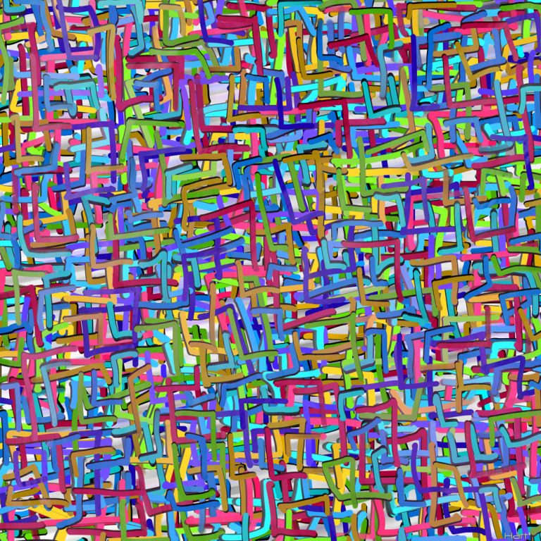 Patchwork Plan by Richard Hart 2021 | Square Art Orientation